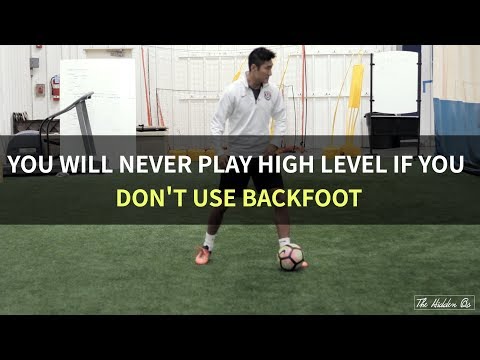 What is BACKFOOT in soccer and why does it matter?