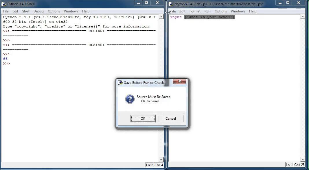 Variables, Input, Functions