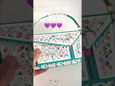 Tonic Studios Clutch Bag #papercraft @tonicstudios