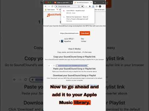 SoundCloud To Apple Music Library Converter