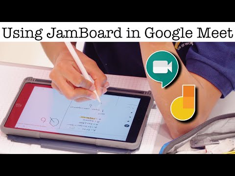 How to use a Jamboard Whiteboard in Google Meet
