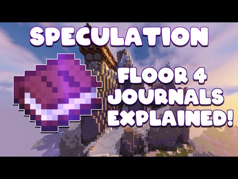 FLOOR 4 DUNGEON JOURNALS LORE EXPLAINED! - Hypixel Skyblock Speculation #14