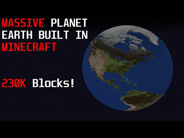 Mega Earth 1.18 (Most Realistic Minecraft Earth) Minecraft Map