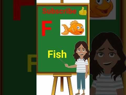 Five words start with letter F with Spelling. #kidsstudy ,#educationalvideosforkids