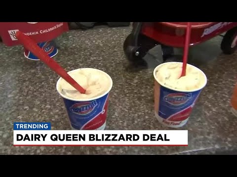 Dairy Queen celebrates new menu with 85 cent blizzards