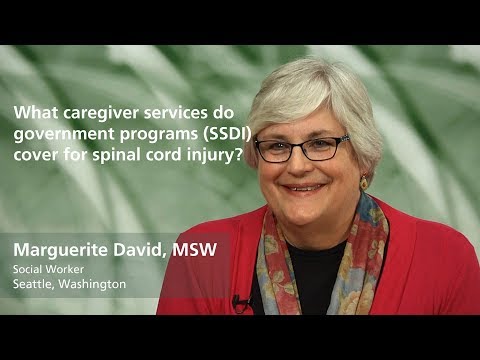 Marguerite David, MSW: What caregiver services do government programs cover for SCI?