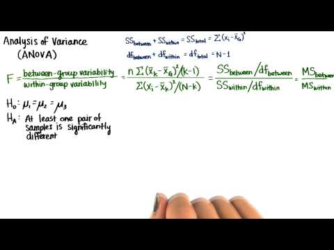 F-Distribution - Intro to Inferential Statistics
