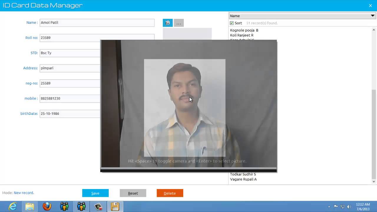 ID Card Data Manager Overview