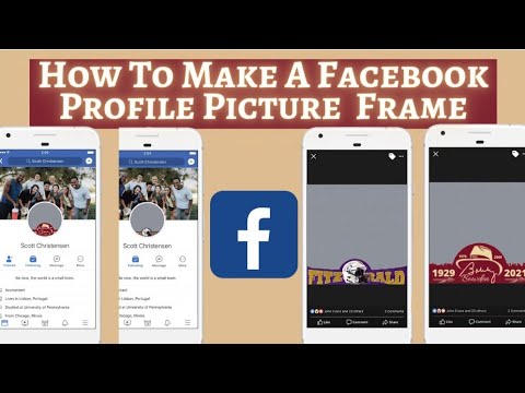 How To Make Facebook Profile Picture Frame.