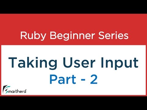 Learn 6 Ruby Tutorial User input part 2 - Mind Luster