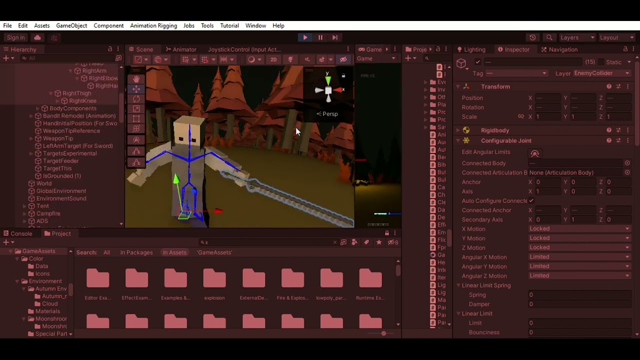 (Bug) Disabled configurable joints changing rotation after being enabled - Questions & Answers ...