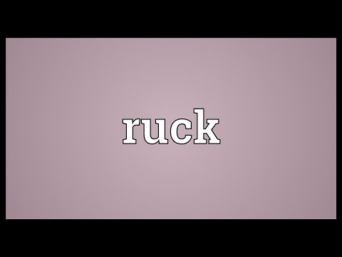 Ruck Meaning