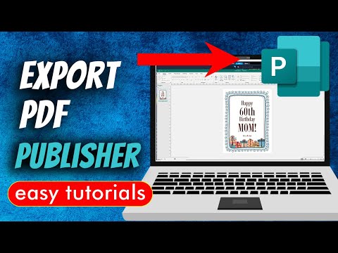How To Get PDF File In Microsoft Publisher