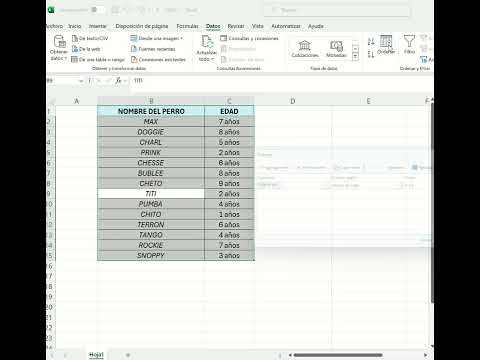 EXCEL ORDENAR POR EDADES EN 20 SEGUNDOS FACIL