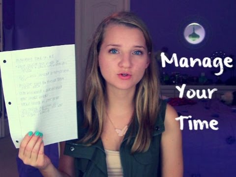 Real Talk : Managing Your Time In High School!