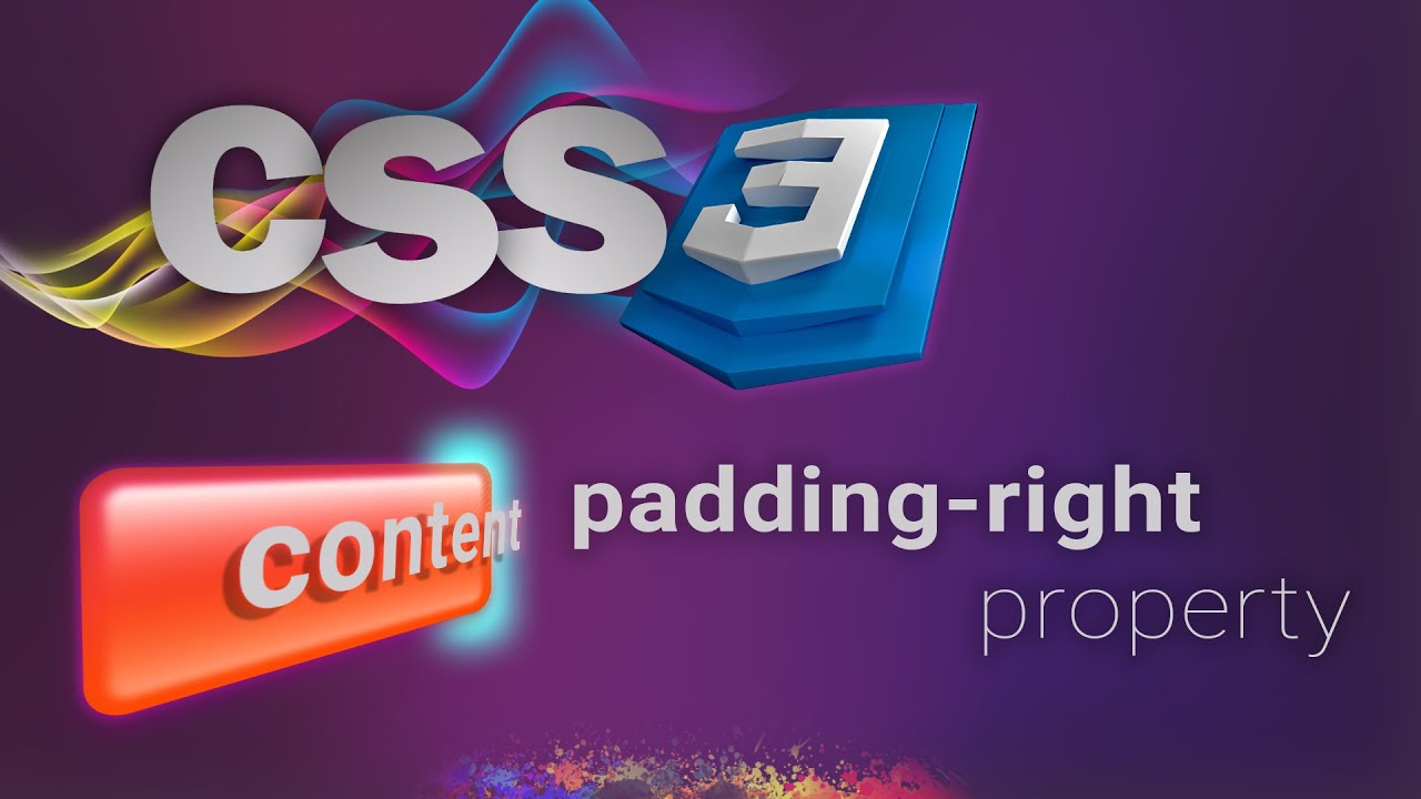 CSS for beginners 40: padding-right property