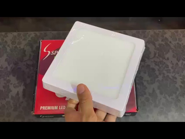 Led Square Panel Light - SPEED 15W 6500K SQUARE SURFACE MOUNTED EDISON ...
