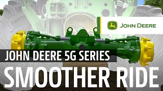 John Deere 5G - Suspended Front Axle advert uk
