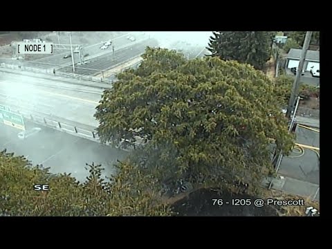 PF&R protects neighborhoods from wildland fire along I-205 in NE Portland