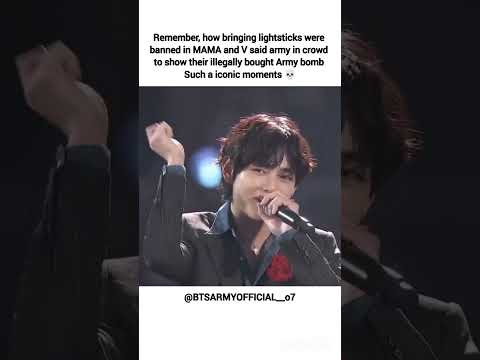 army bring illegally lightstick in mama ๐#bts #btsarmy #youtubeshorts #viralvideo
