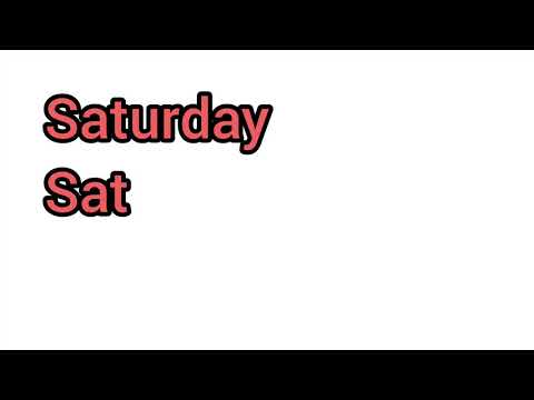 How to Pronounce Saturday in American English