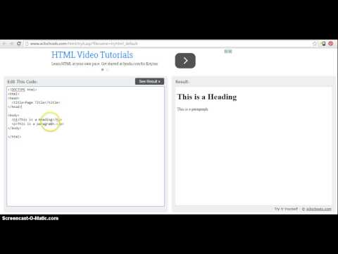 W3schools - Use the "Try It Yourself" examples!
