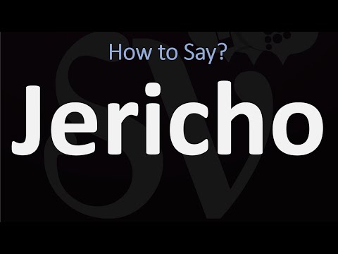How to Pronounce Jericho? (CORRECTLY)