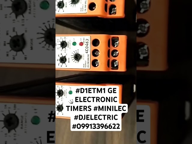 Electronics Timer - D1ETM1 GE ELECTRONIC TIMERS MINILEC 24-240V AC/DC ...