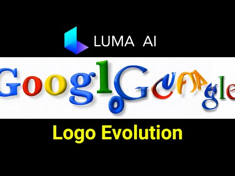 Google Logo Evolution using Luma AI