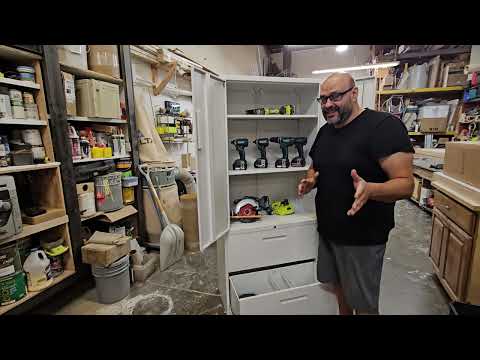 SISESOL Metal Storage Cabinet with Drawers