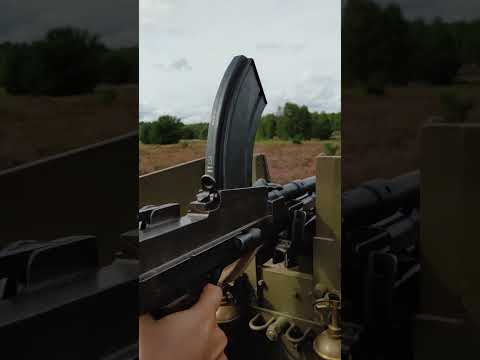 Bren gun firing from the Universal Carrier