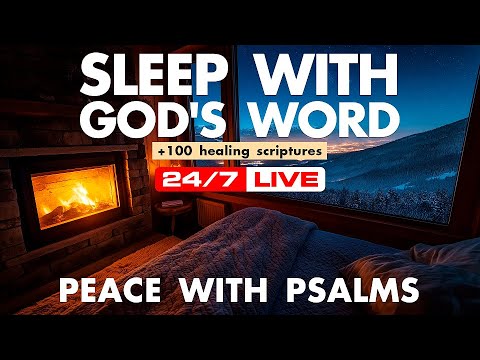 Bible verses to sleep help you surrender worry. Psalm sleep meditation. Scriptures for restful sleep