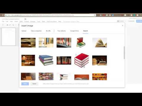Using Google Slides for Newsletters