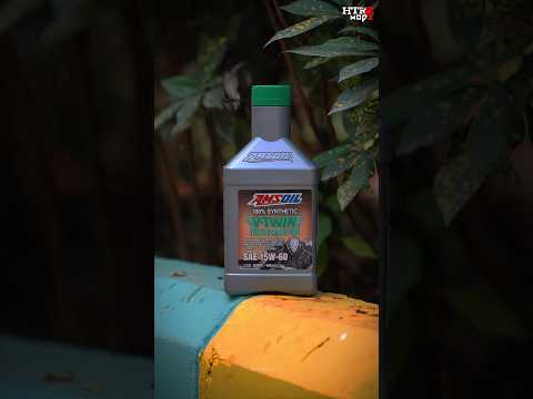 Amsoil 100% synthetic V-twin Motorcycle oil 15w 60 available at Htrzmodz #htrzmodz #motorcycle #oil