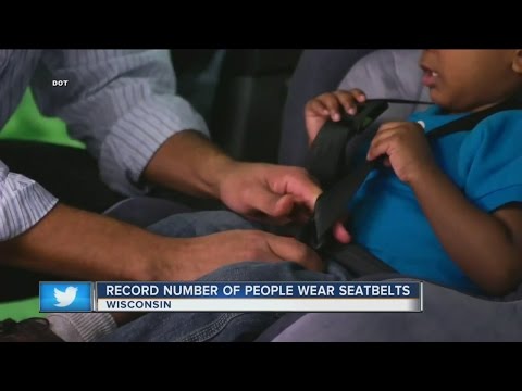 Wisconsin sets new record for seat belt use