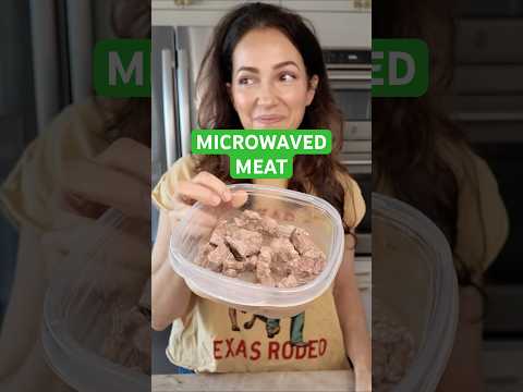 Why microwaved meat taste so bad! #meatscience