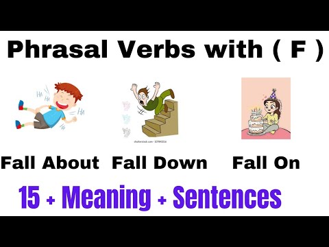 Phrasal Verbs with Fall | Phrasal Verbs starts with F | Phrasal Verbs with meaning and sentences |