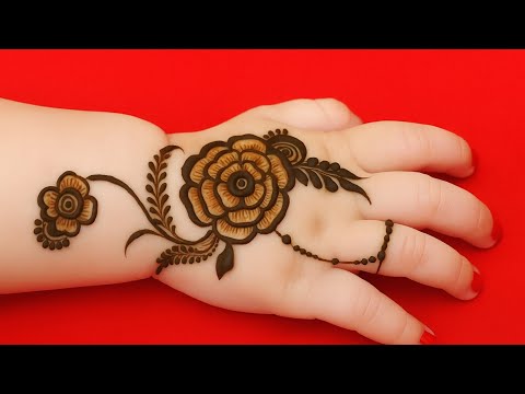 new mehndi design 2025 |baby mehndi design simple & easy |kids mehndi design for back hand | mehandi
