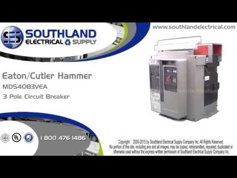 Eaton Cutler Hammer, MDS4083VEA, 800 Amp, 800 Amp, 600 Volt, 3 Pole, Circuit Breaker