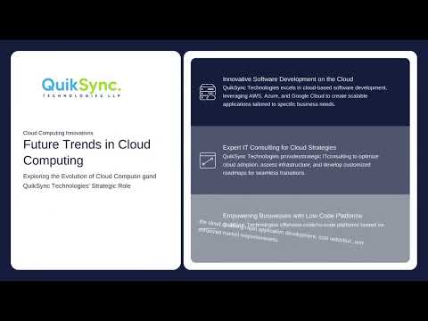 Future Trends in cloud Computing