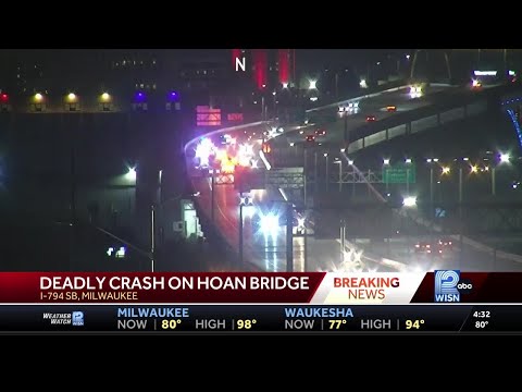 Deadly crash on Hoan Bridge