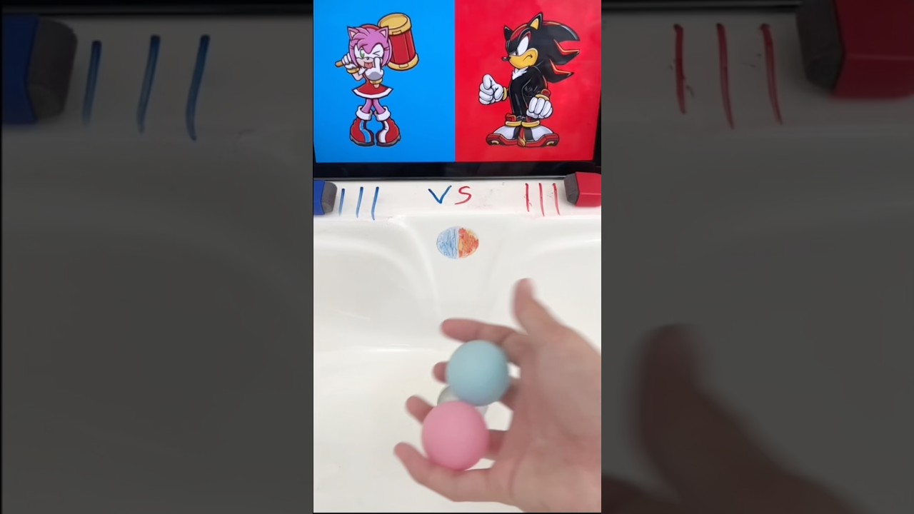 AMY VS SHADOW ❤️ #sonic #duel #shorts