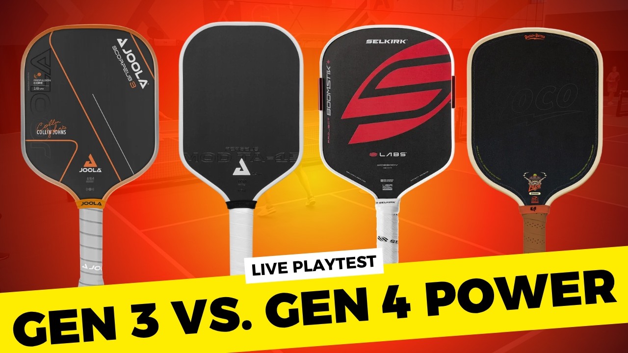 MOD TA-15 vs Gen 4 Power Paddles — Which One Hits Harder? | Pickleball Test