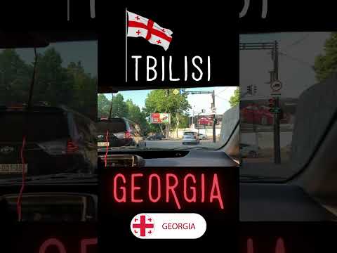 4K Driving Tour form Tbilisi International Airport to Central Tbilisi, Georgia. 🇬🇪
