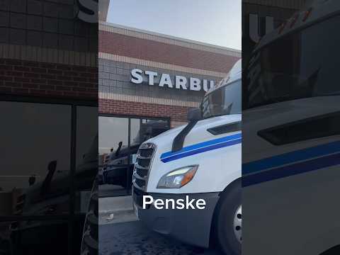 I use to work for Penske #road #truck #freightliner