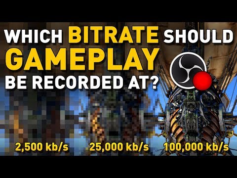 The Best Bitrate for Recording Gameplay