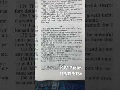 Daily Bible Verses KJV Psalm 119:129;136 #verseoftheday #bibleverse #biblepassage