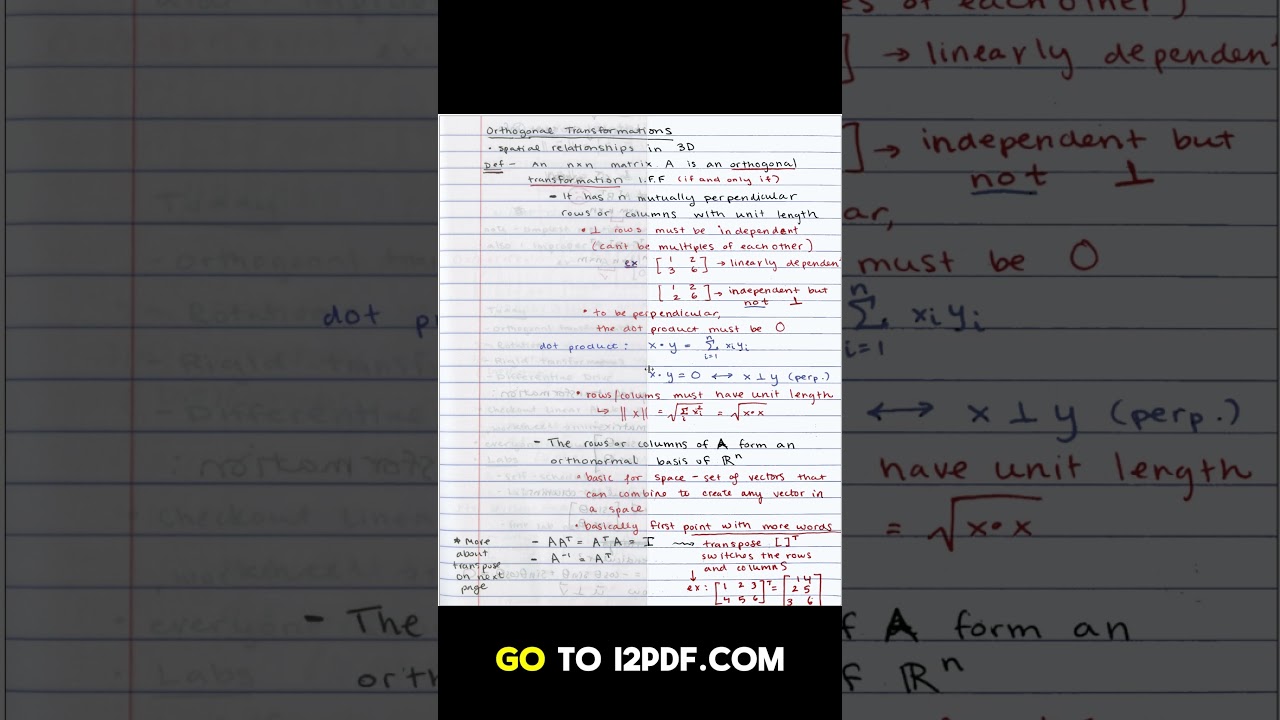 Enhance Scanned PDF