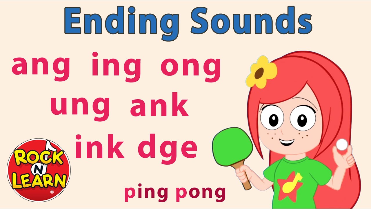 Ending Sounds | Learn to Read Words With ANG, ING, ONG, UNG, ANK, INK, DGE | Phonics Lessons