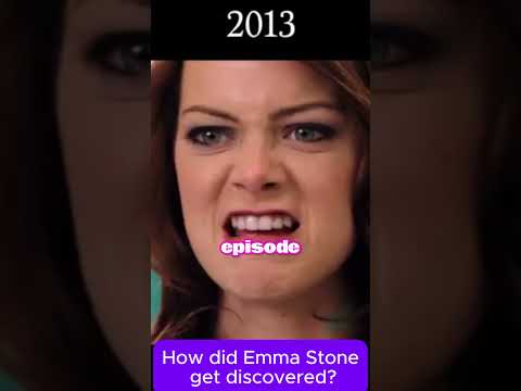 How was the famous actress Emma Stone discovered #emmastone #celebritynews #celebrityshorts